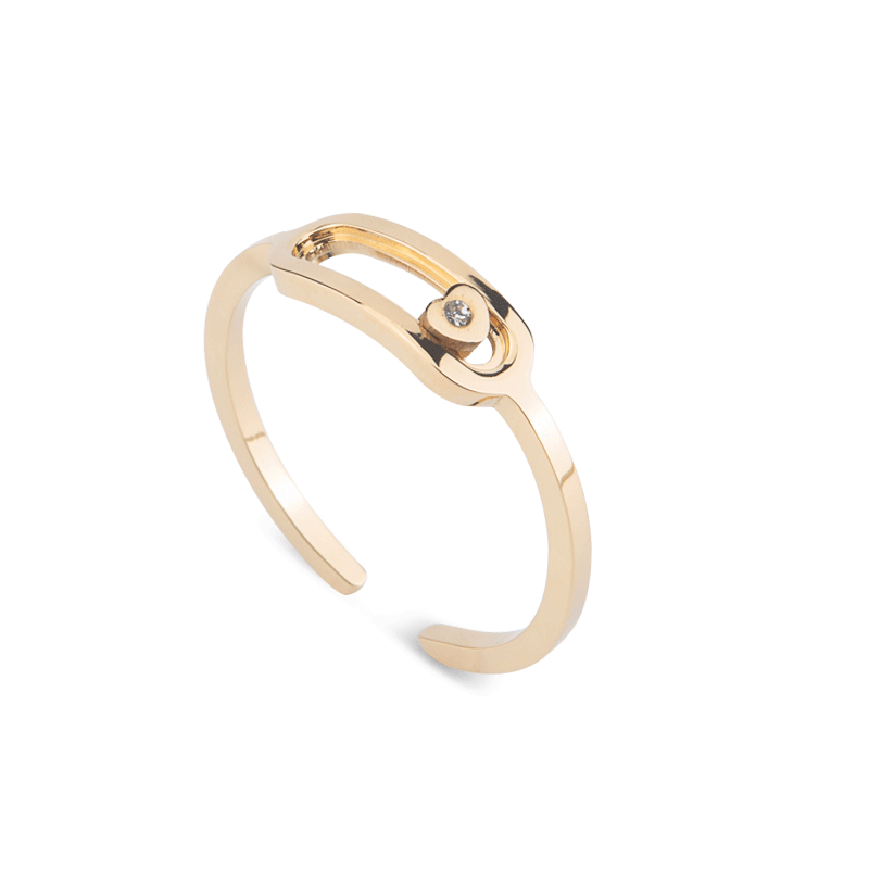 Sliding Heart Fidget Anxiety Ring – Impulse Modern